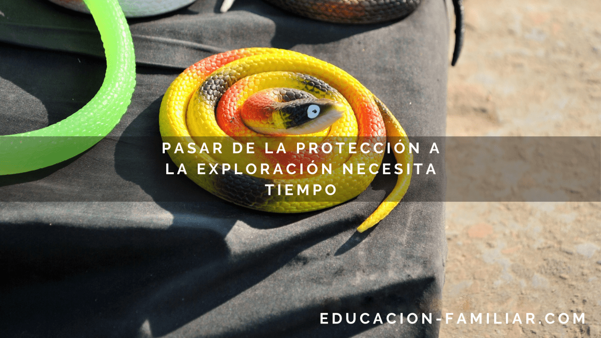 Una serpiente de plástico – educación familiar